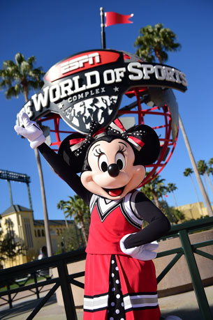 Minnie Mouse Debuts New Cheerleader Uniform for National Polka Dot Day ...