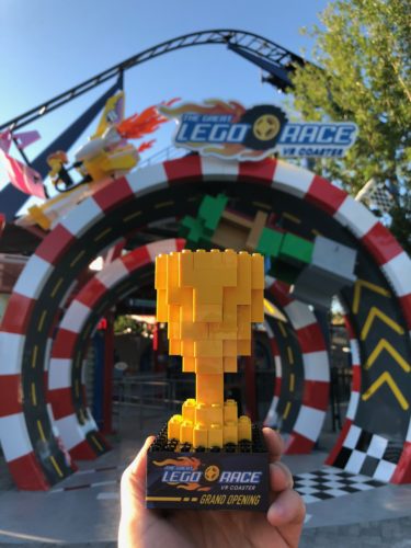 NEW! The Great LEGO Race VR Coaster - LEGOLAND Florida | Chip and Company