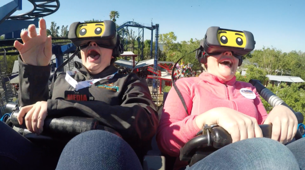 NEW! The Great LEGO Race VR Coaster - LEGOLAND Florida | Chip and Company